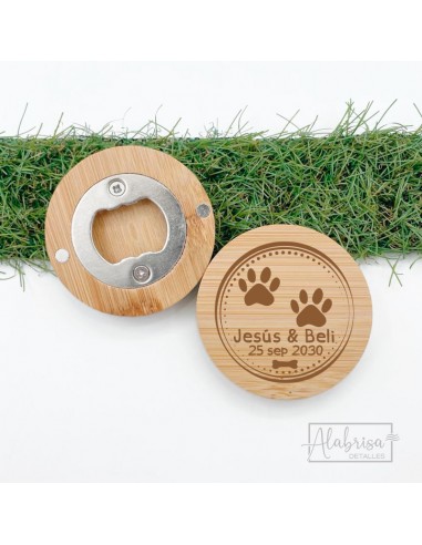 Abridores de Madera Originales para Invitados - ALABRISA detalles